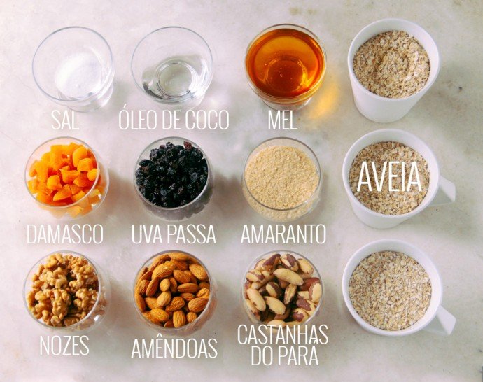 Receita de Granola Caseira – Pequenos Monstros Receita de Granola Caseira – Pequenos Monstros